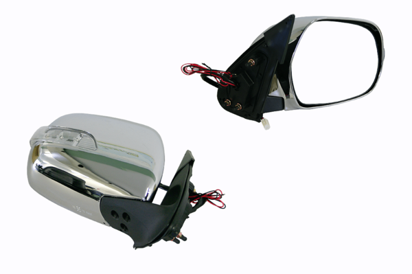 Toyota Hiace TRH KDH 03/2005-11/2013 Door Mirror Right Hand Side Chrom ...